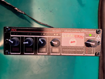 RDL RU-MX4 Professional 4 Channel Line Level Mixer - Mic & Line Out | eBay