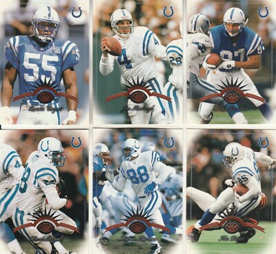 (6) 1997 Leaf Indianapolis Colts (Complete Team Set) See Scans! | eBay