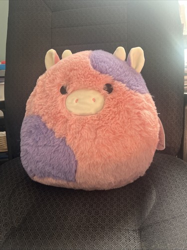 Squishmallows Patty the Cow FuzzAMallow 12" Plush New with Tags | eBay