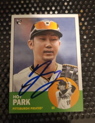 Hoy Park Autograph Signed 2022 Topps Archives RC Pittsburgh Pirates | eBay