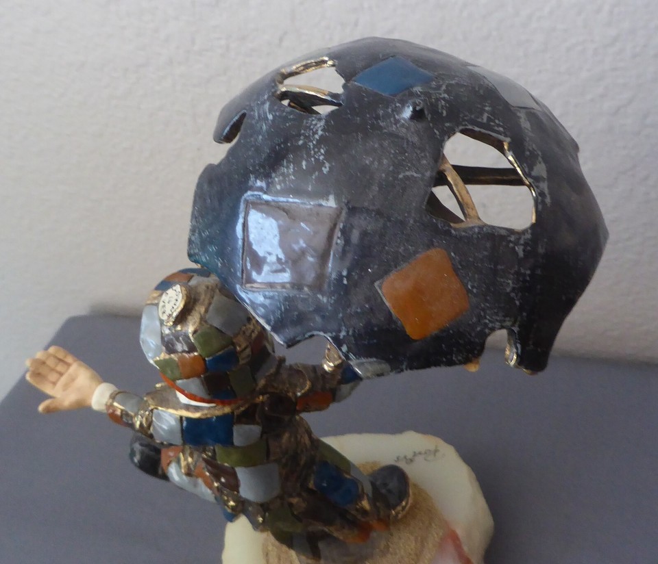 VINTAGE EMMETT KELLY SAD CLOWN BY RON LEE 85 SINGING IN THE RAIN 24K ...