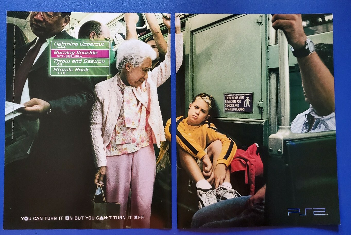 2000 VINTAGE 2 PAGE PRINT AD - PLAYSTATION 2 PRINT AD . PUNK KID ON ...