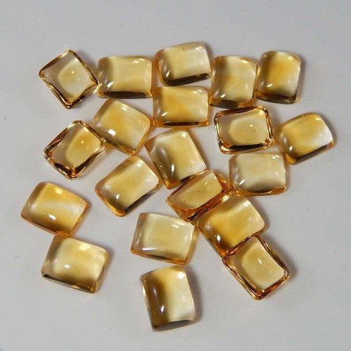 Citrine Rectangle Cabochon 5x7mm To 10x14mm Natural Wholesale Loose ...