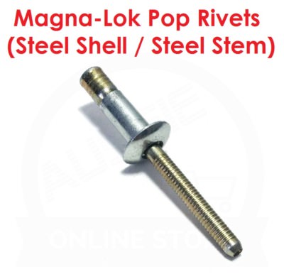 .Magna-Lok Truss Pop Rivet (Steel Shell / Steel Stem) 6.5mm Diameter x ...