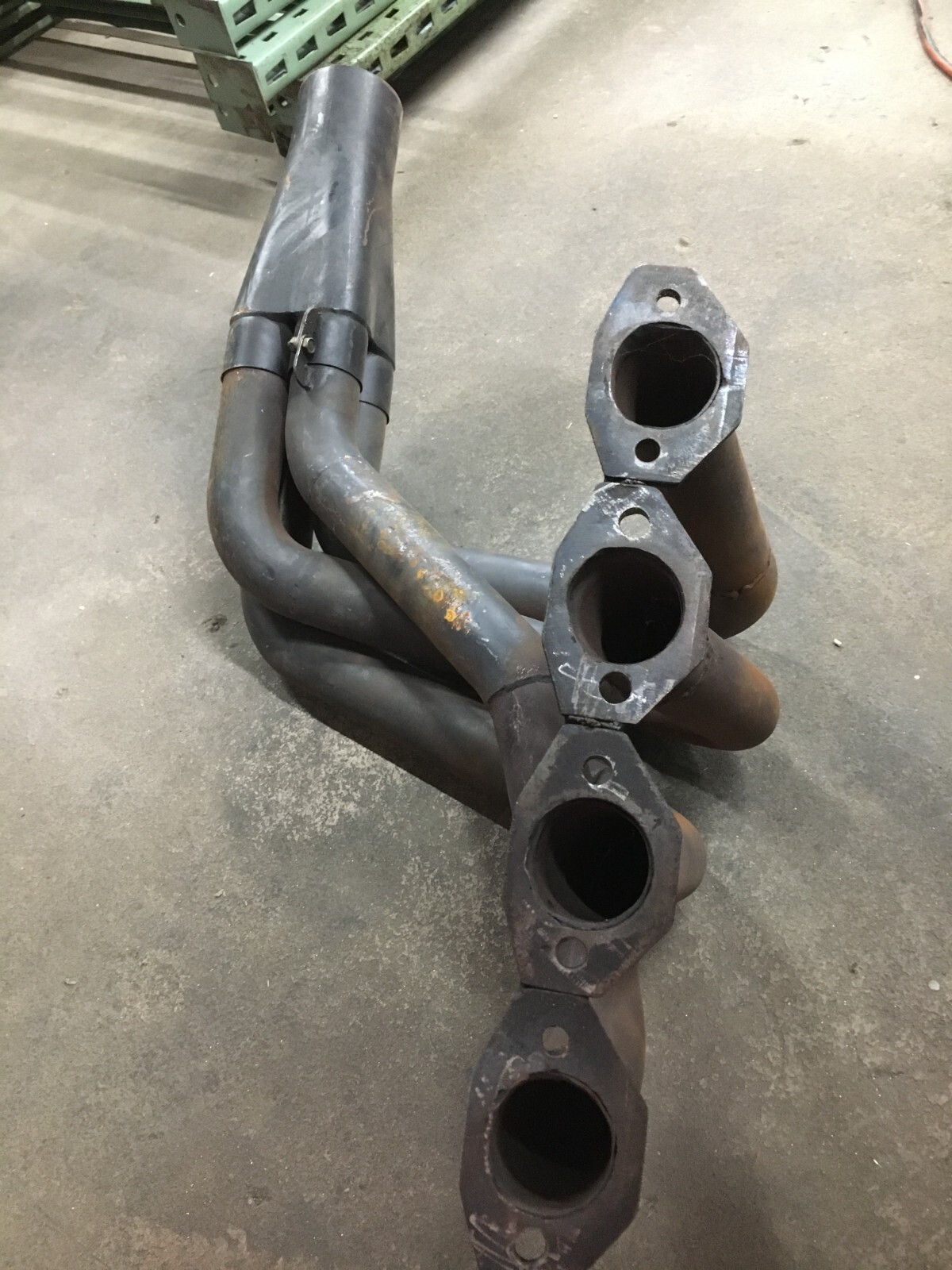 Custom Step Headers Dart Buick Head SBC Chevy 3.5” Collectors Evac USED ...