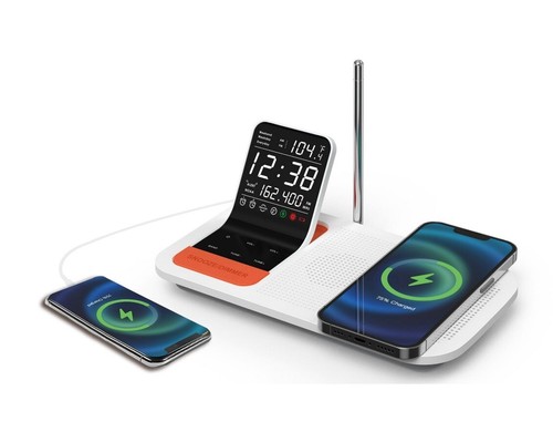 Emerson SmartSet Weather Band Dual Alarm Clock Radio, 15W Wireless ...