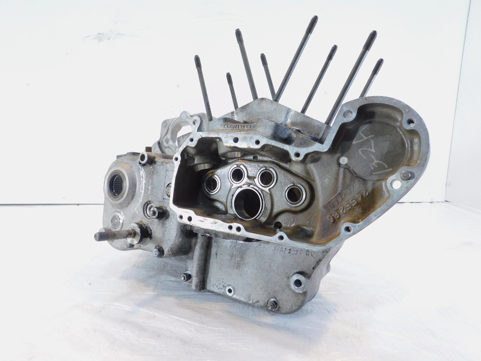 Harley Davidson Sportster 883 & 1200 Silver Crankcase Cases Engine ...