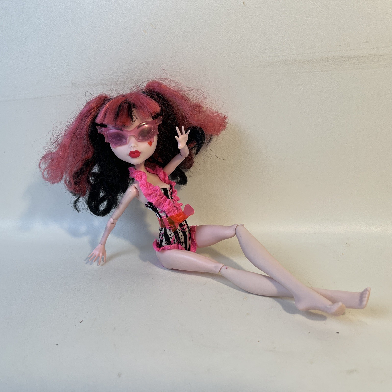 2013 Monster High Draculaura No Fangs Make Splash SWIM CLASS Beach ...