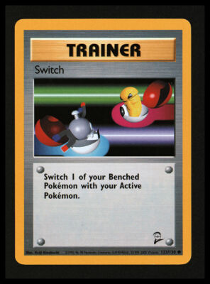 Pokemon Base Set 2 Trainer Switch 123/130 Common Near Mint COMBINED ...