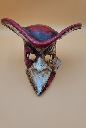 Authentic Venetian Large Mask IVAN MINIO Carnevale Paper Mache Venice ...