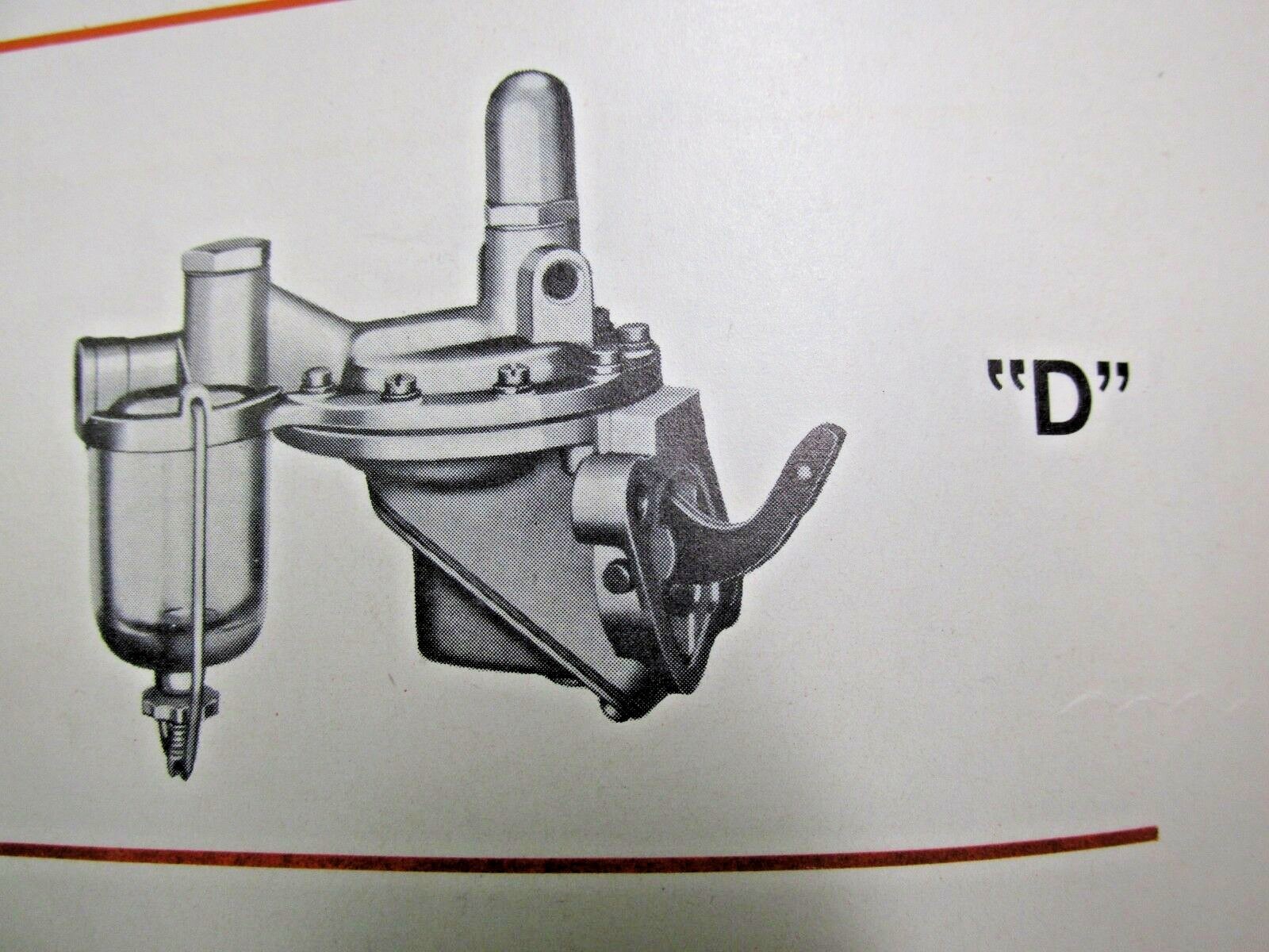 1935 1936 PIERCE ARROW L8 V-12 MODERN FUEL PUMP REBUILDING KIT ETHANOL ...