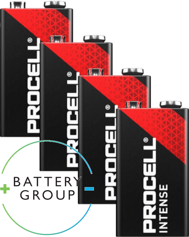 NEW Duracell 9V PROCELL INTENSE POWER Alkaline Batteries Smoke Alarm ...