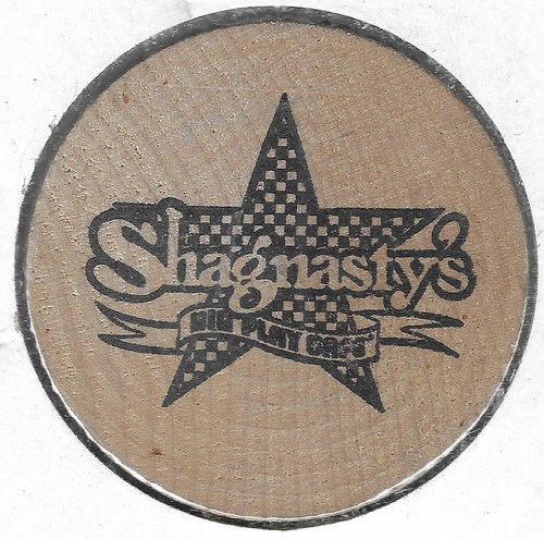 Shagnasty's Big Play Cafe (Visalia, California), Token/Coin, Wooden ...