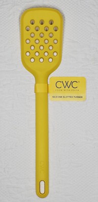 NWT Cook With Color CWC Silicone Slotted Turner Yellow 11.75"L | eBay