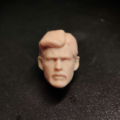 Blank 1/10 Scale Thor Chris Hemsworth Head Sculpt Unpainted Fit 7" Neca ...