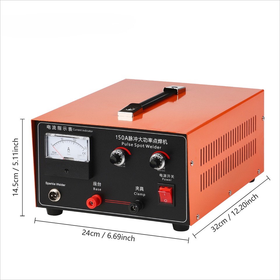 150A High Power Spot Welder Jewelry Touch Welder for Welding Necklace ...