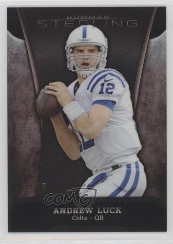 2013 Bowman Sterling Black Refractor /75 Andrew Luck #50 2r5 | eBay UK