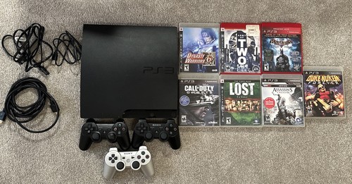 Sony PlayStation 3 PS3 Slim Console CECH-3001A tested + working GAME ...