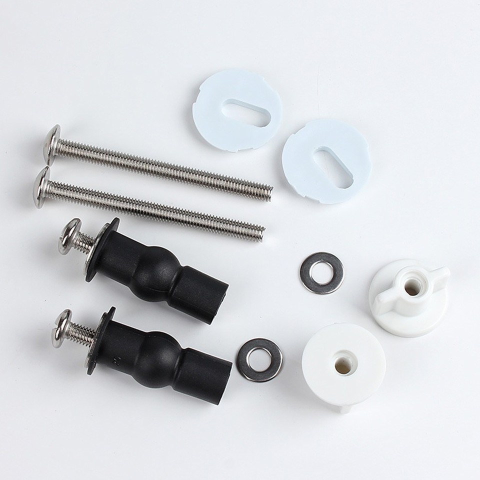 Universal Toilet Seat Fittings Locking Bolts Nuts Tank Screws ...