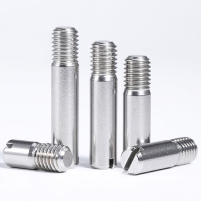 Slotted Dowel Pins with External Thread A2(304) Stainless Steel M5 M6 ...