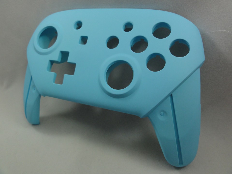 Heaven Blue Soft Touch Front & Back Shell for Nintendo Switch Pro ...