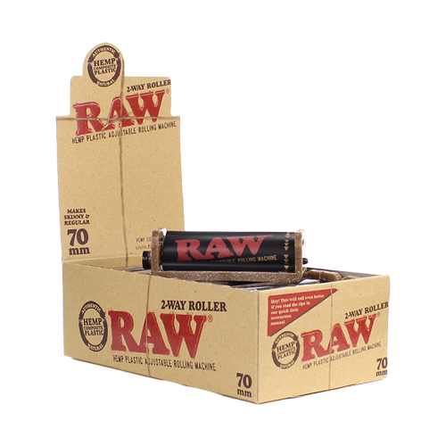 RAW Black Hemp Plastic 2-Way Roller Adjustable Rolling Machine 70mm ...