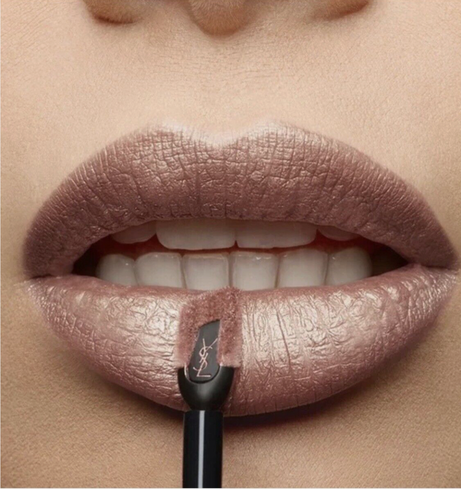 Yves Saint Laurent Tatouage Couture Metallics 104 Rose Gold Riot Lip ...