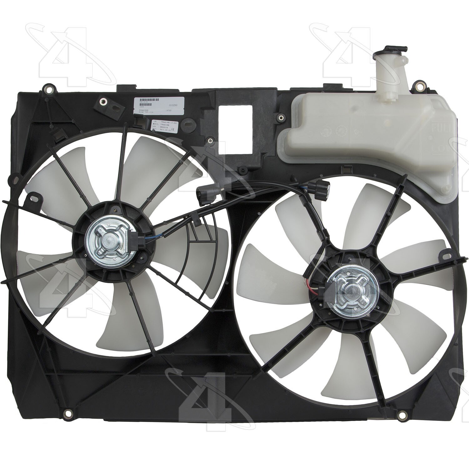 Dual Radiator and Condenser Fan Assembly For 2004-2005 Toyota Sienna 4 ...
