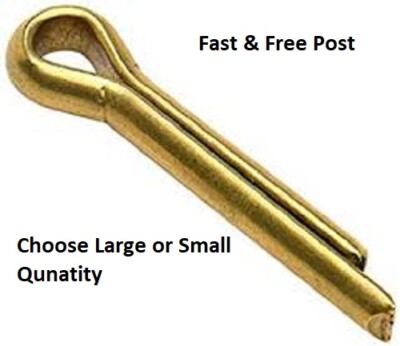 Cotter Split Pin Solid Brass 22 x 5mm CHOOSE QUANTITY REQUIRED | eBay
