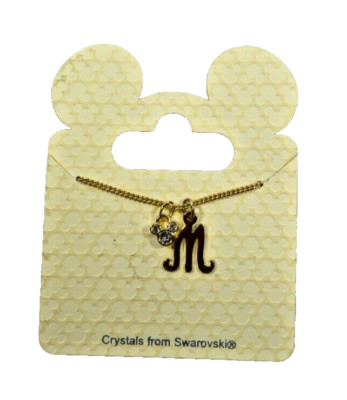 Disney Parks Initial Letter M Mickey Mouse Icon Charm Gold Tone ...