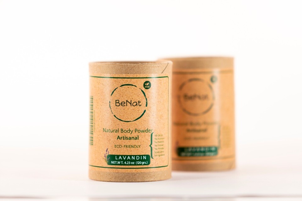 BeNat. All-Natural Body Powder. Eco-friendly. No-talc. For Women, Men ...