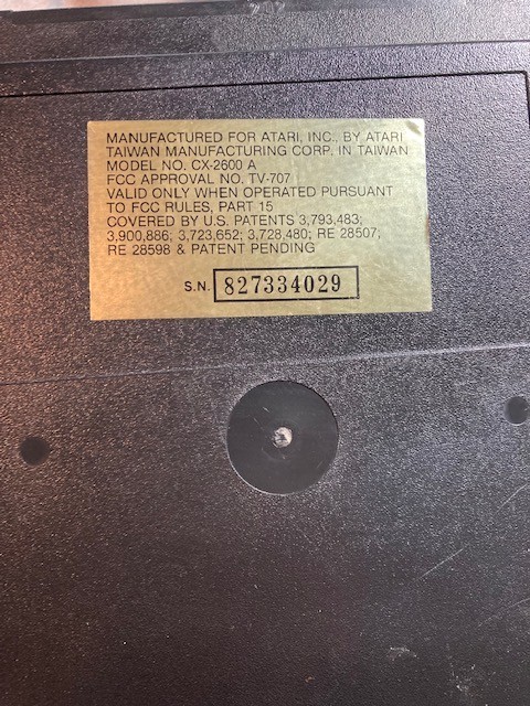 #171 - Atari 2600A (Tested 4 - switch) Console w/Power & RF Adapter | eBay