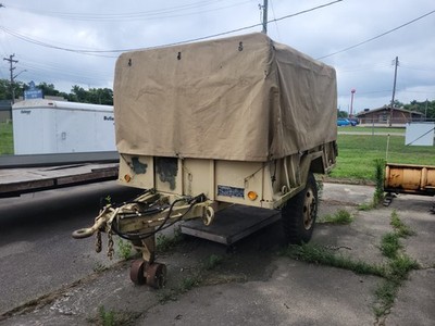 Military Cargo 1 1/2 Ton, 2 Wheel M105A2 Trailer With Canvas Cover | eBay