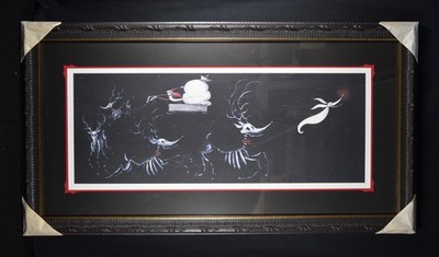 Disney Nightmare Before Christmas Print Tim Burton Concept Art Zero ...
