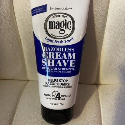 Magic Razorless Cream Shave Regular Strength 6 oz | eBay