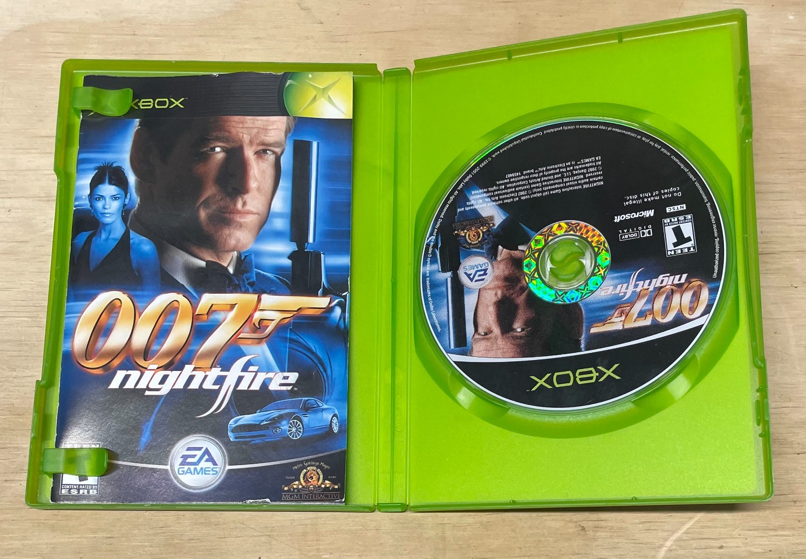 007: NightFire James Bond Black Label Microsoft Xbox COMPLETE | eBay
