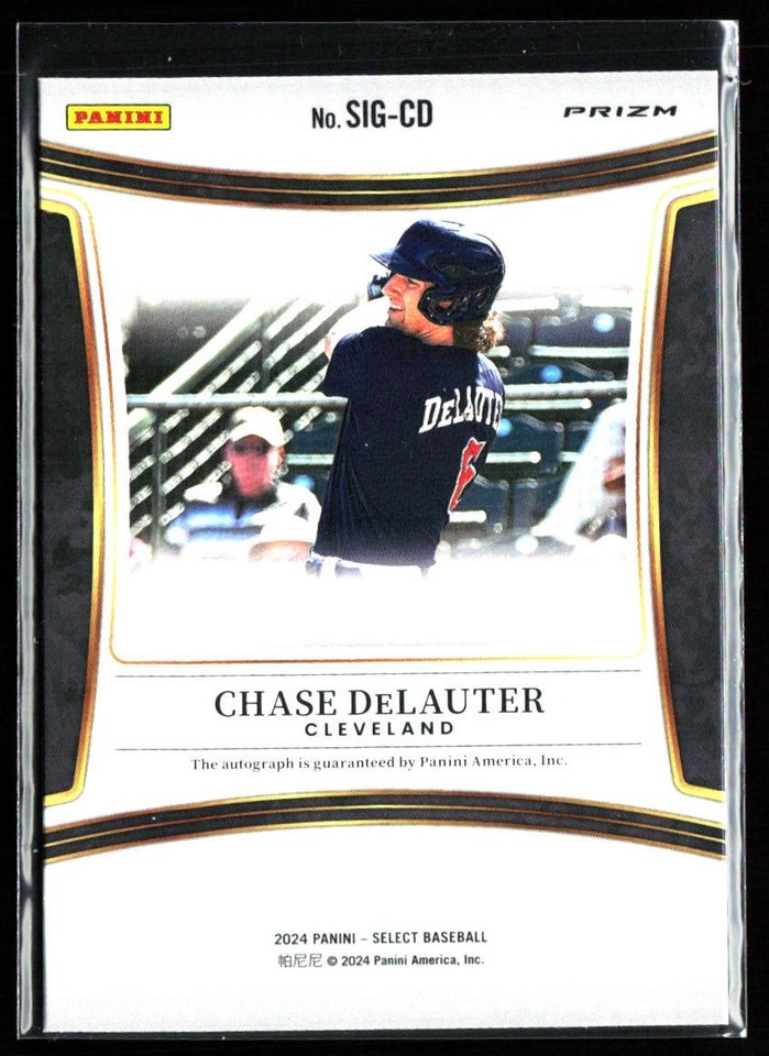 2024 Panini Select Signatures Silver Prizm Chase Delauter Auto | eBay