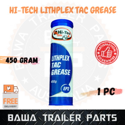 1 x Hi-Tec Oils Lithplex Tac EP2 Grease 400g Multi Purpose Trailer ...