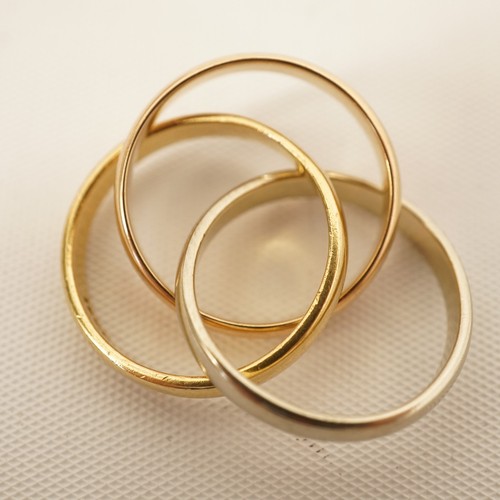 Cartier 18k Tri Color Gold Trinity Charm/Pendant - Free Shipping USA | eBay