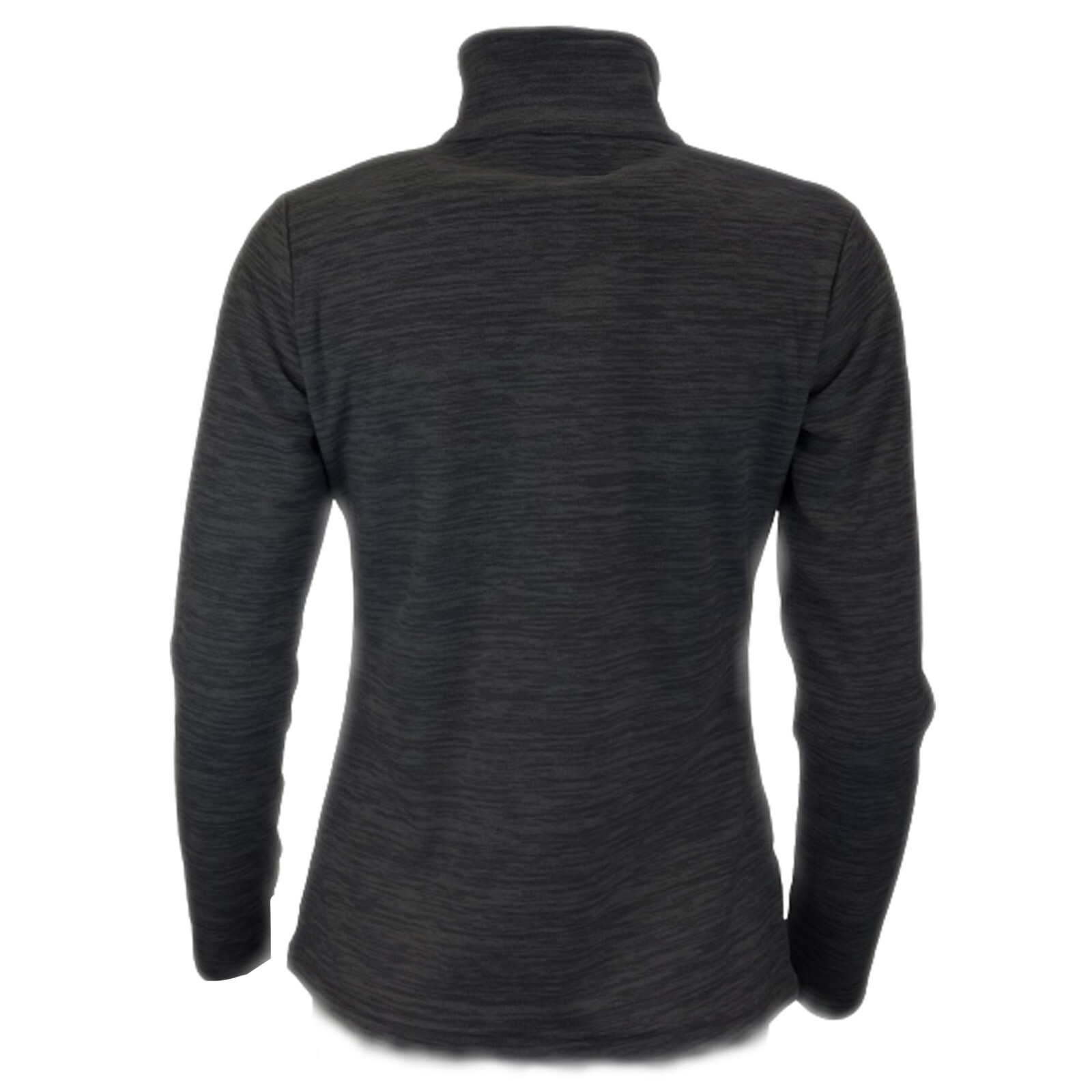 Women’s Melange Zip Neck Lightweight Fleece Top | Microfleece Warm ...