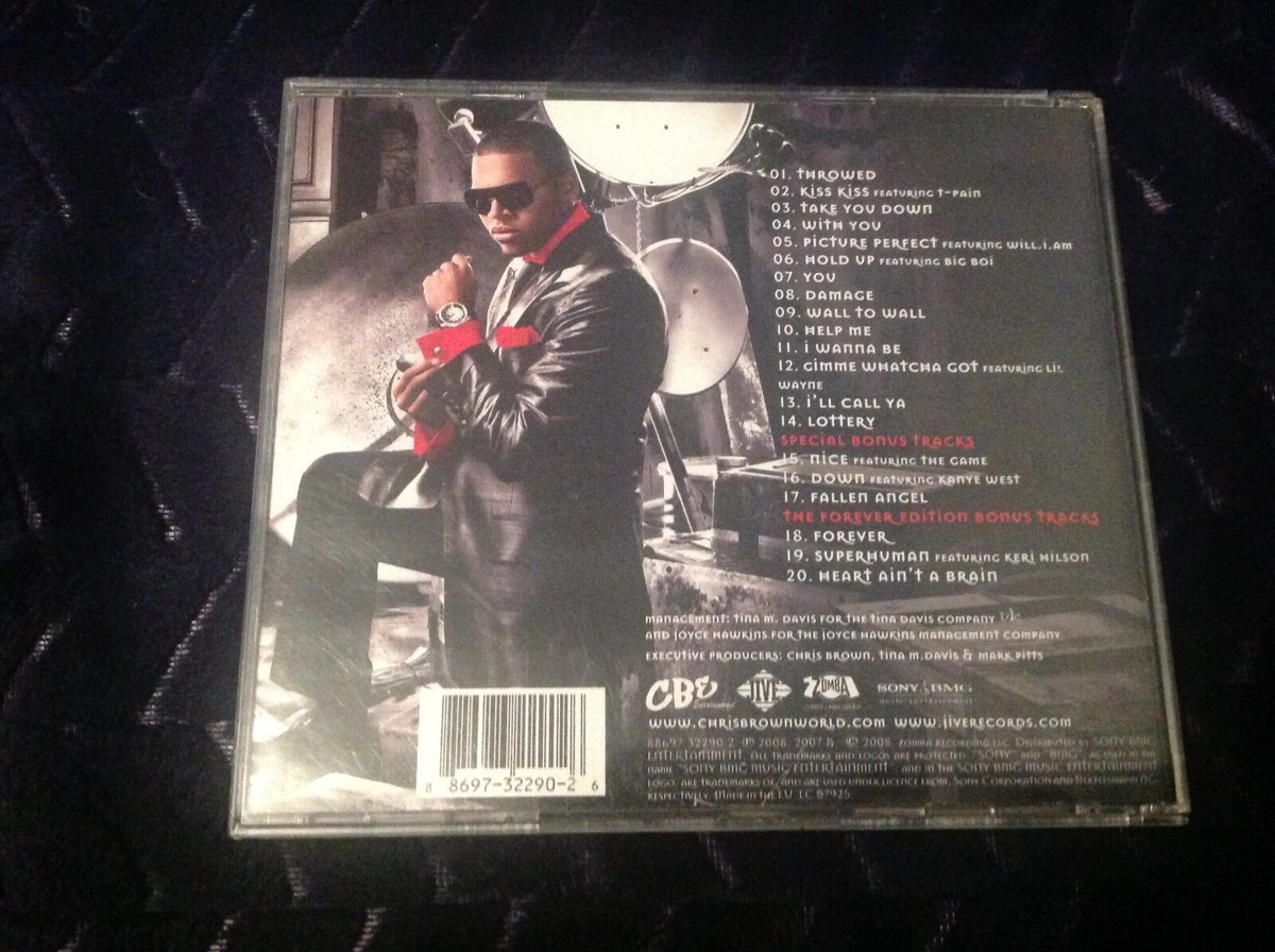 Chris Brown Exclusive Back Cover