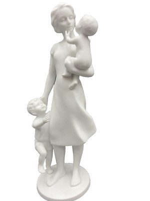 Kaiser Porcelain Figurine ~ Germany Mother and Children Bisque No Box ...