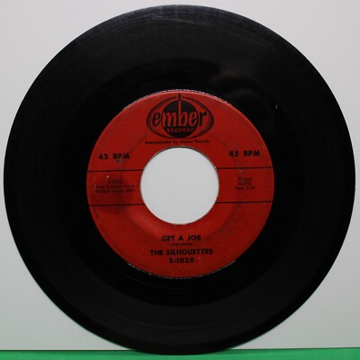 7" 45rpm - The Silhouettes, Get a Job - Ember Records 1029 | eBay
