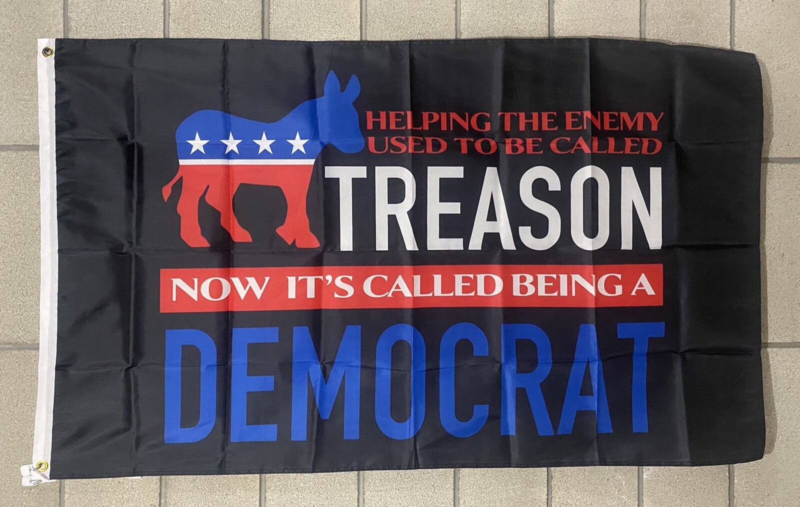 Democrats Helping The Enemy Flag FREE SHIP Trump Republican 2024 USA ...
