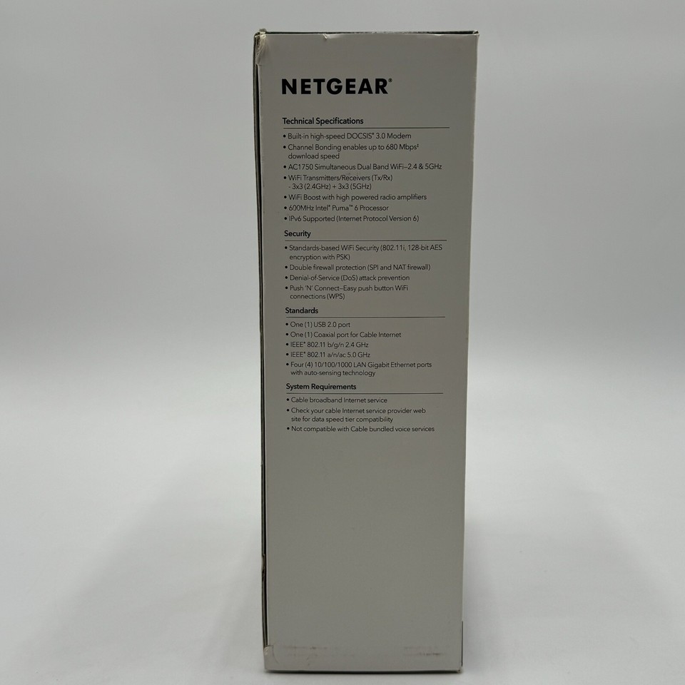 NETGEAR AC1750 680 Mbps 4 Port Gigabit Wireless AC Router | eBay