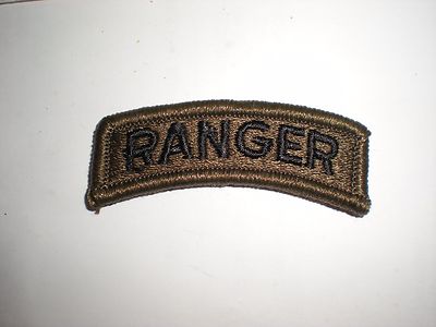 US ARMY RANGER TAB PATCH - SUBDUED BDU | eBay