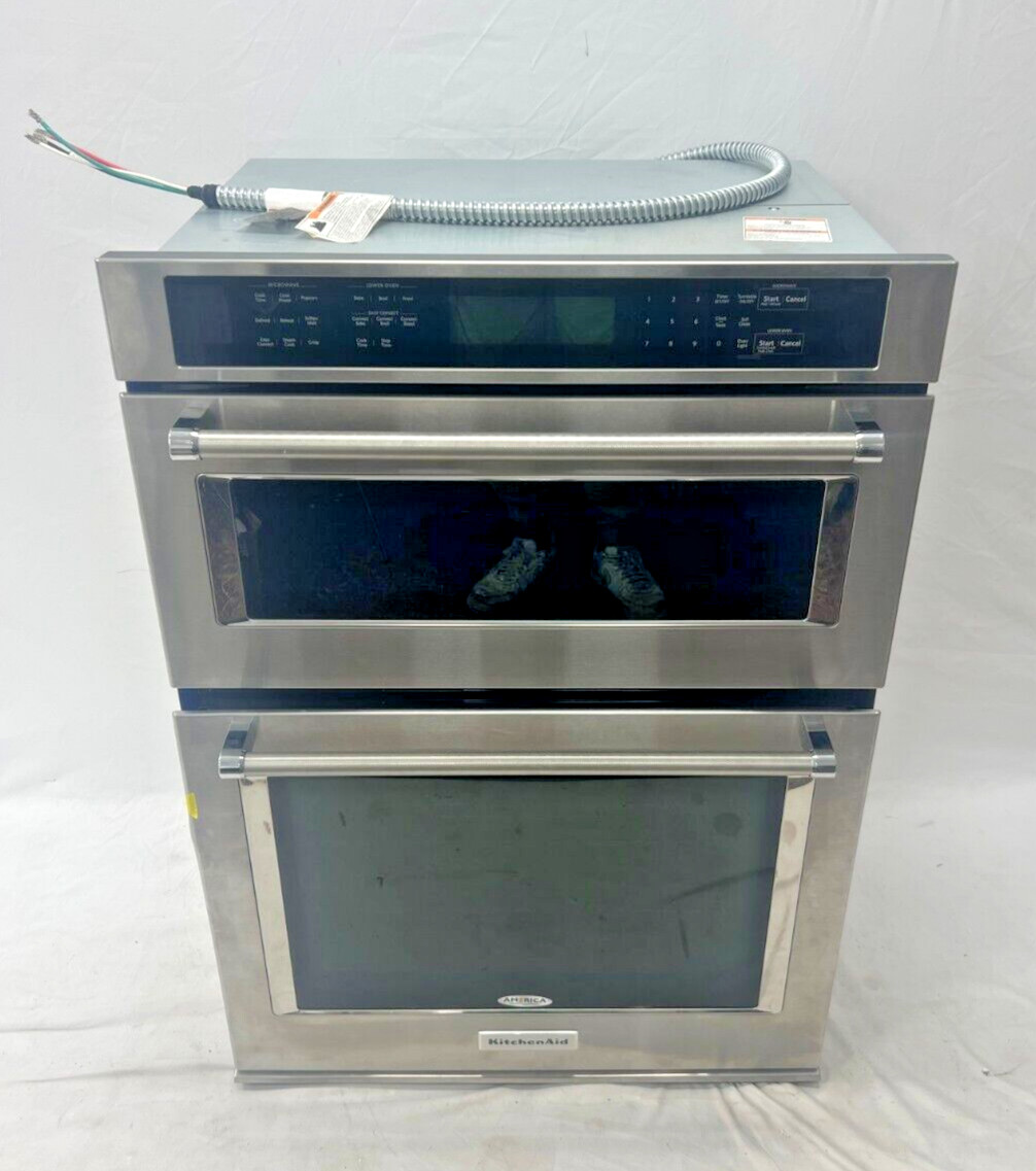KitchenAid KOCE500ESS 30" Built-In Electric Convection Wall Oven w ...