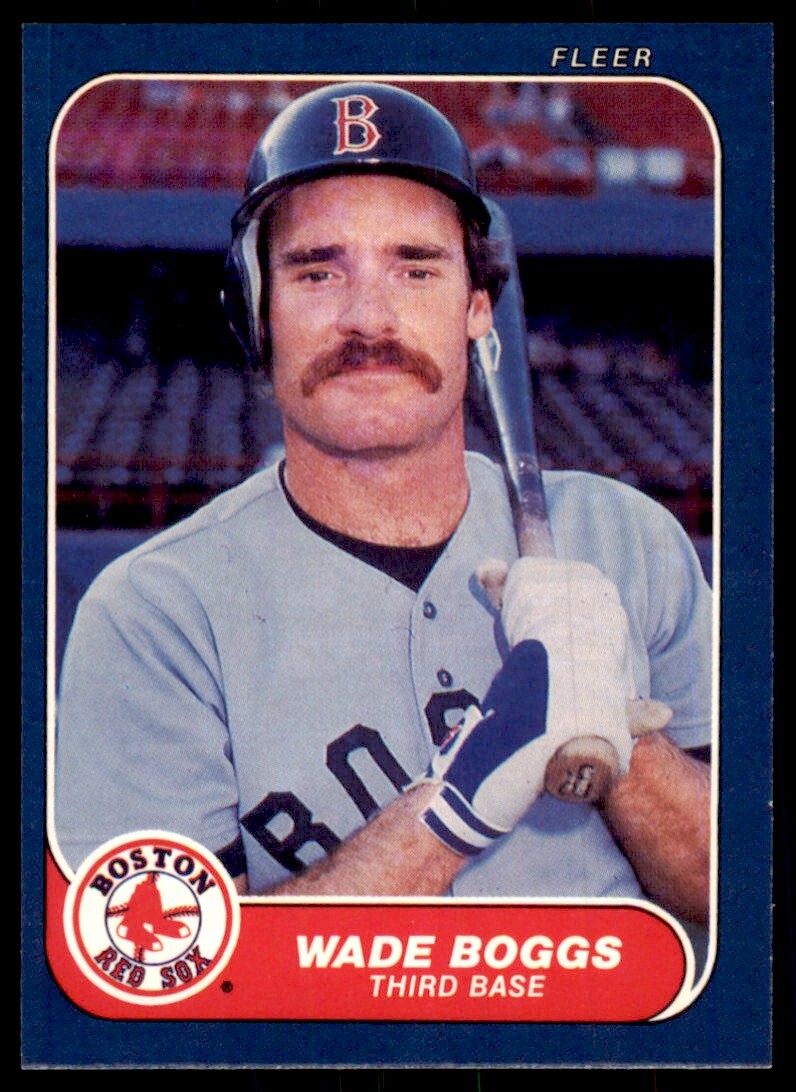 1986 Fleer Wade Boggs Baseball Cards #341 | eBay