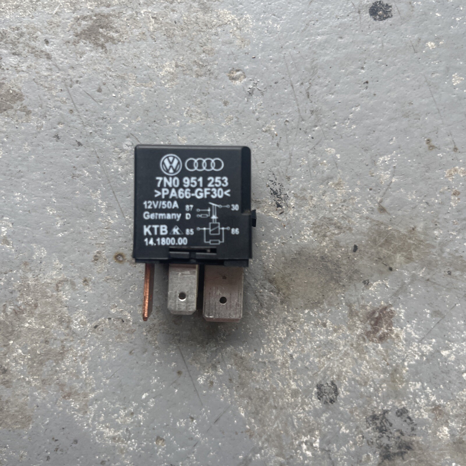 2006-2013 VW Jetta Passat Audi GTI - Starter Relay # 507 7N0951253 | eBay