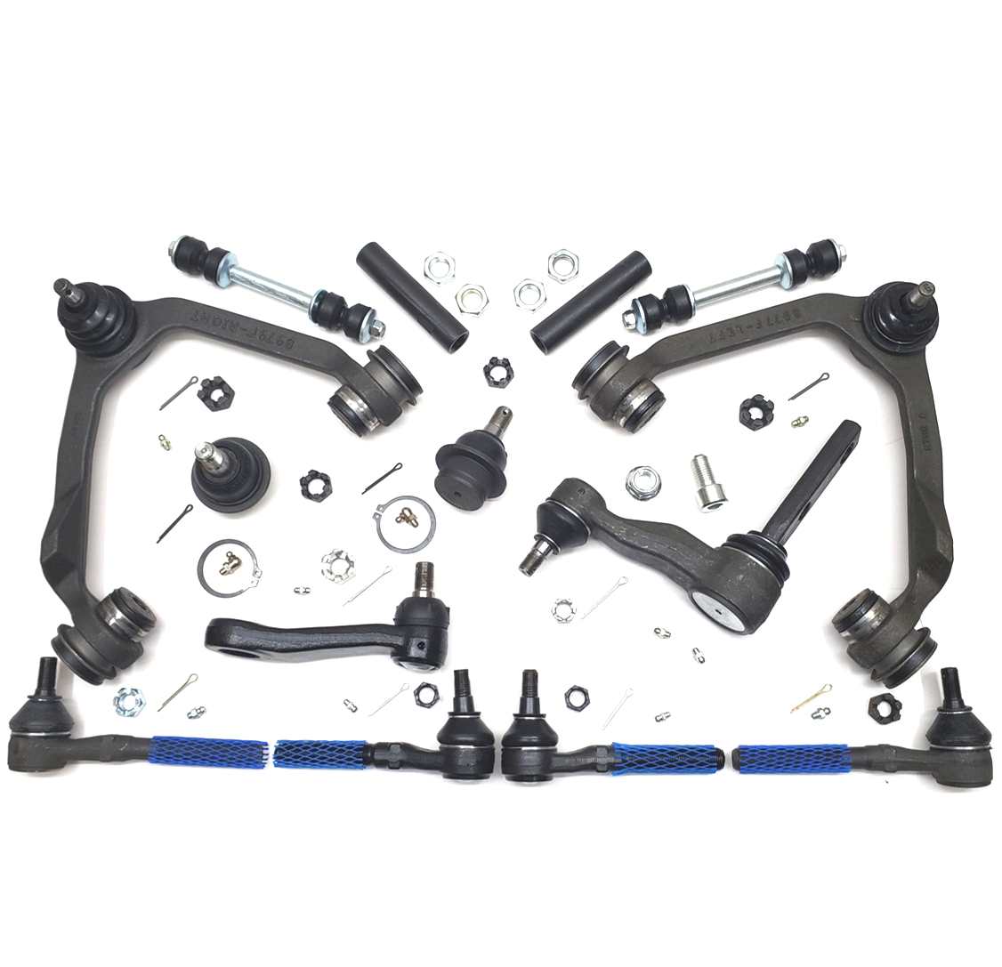 Ford F150 4x4 Ball joint Control Arm Tie Rod End Pitman Idler 2.5 Kit ...